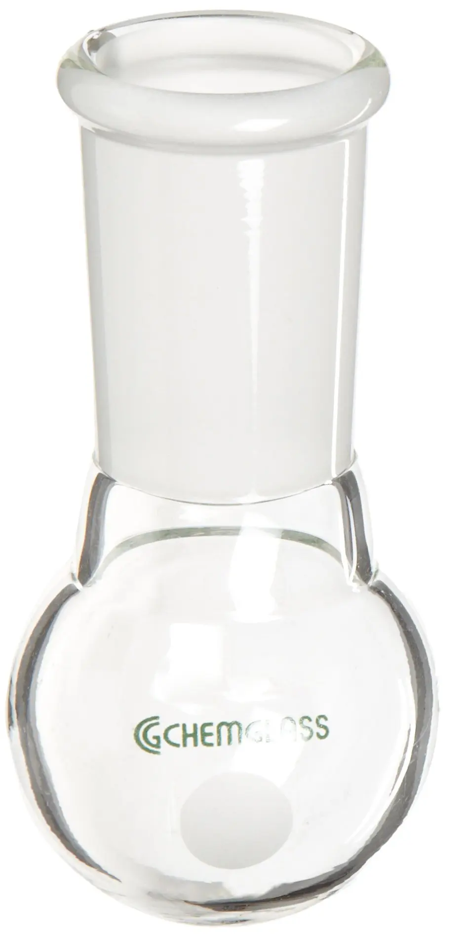 Chemglass CG-1520-14 Glass 1000mL Round Heavy Wall 2 Neck Bottom ...