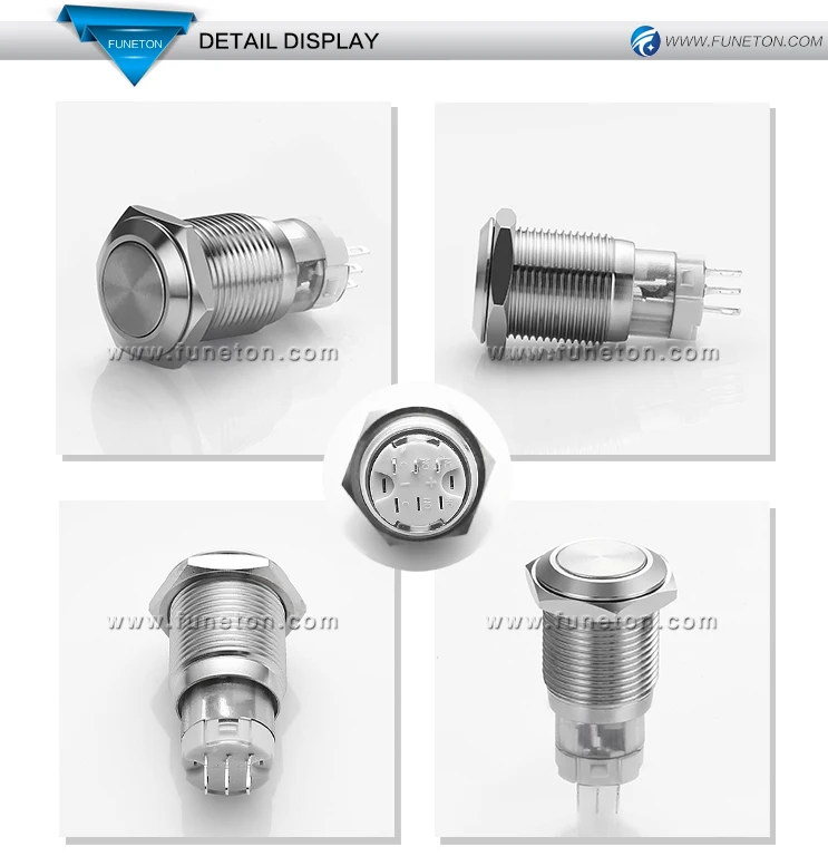 3 Position Push Button Switch - IP65/IP67 IK10 Protection