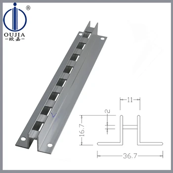 Single Slotted Metal Wall Strip For Mdf Board - Buy Single Slotted ...