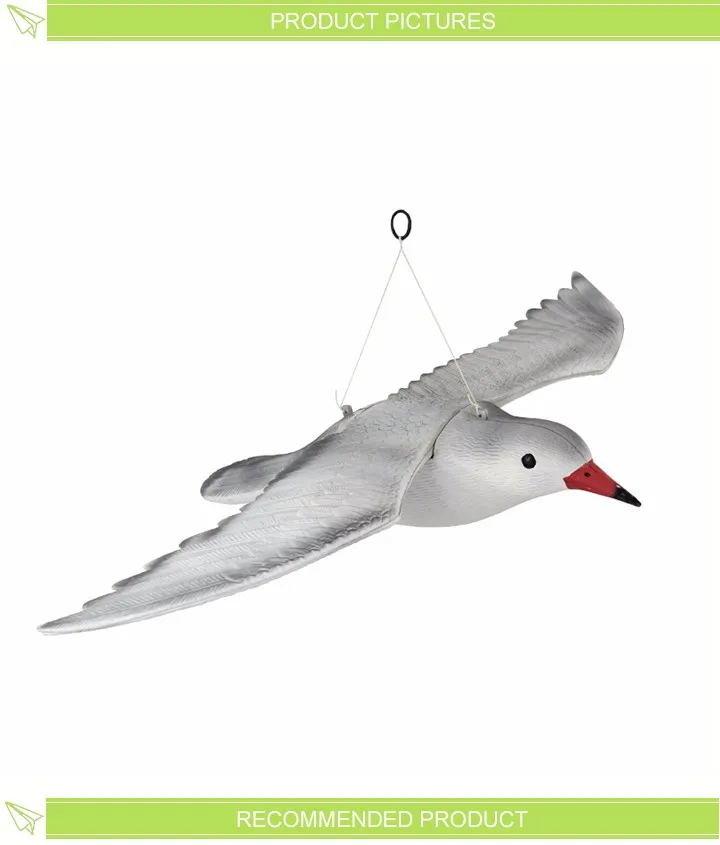 Plastic Bird For Garden Hunting Flying Seagull Decoy - Buy Flying ...
