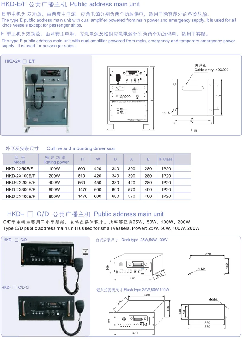 Marine Public Address PA System by Huayang - Durable & Efficient