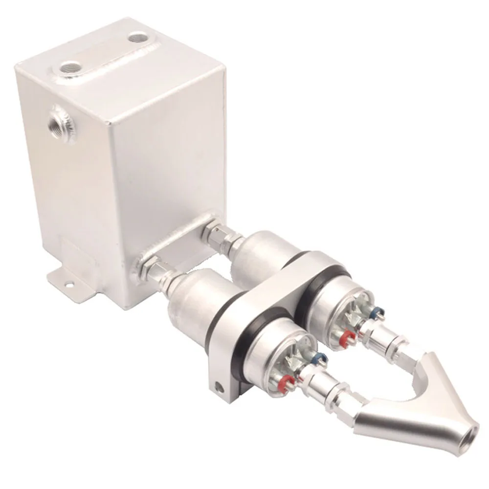 Sa Racing Fuel Pump Surge Tank 3l Raw Alu Surge Tank Y Block Bracket ...