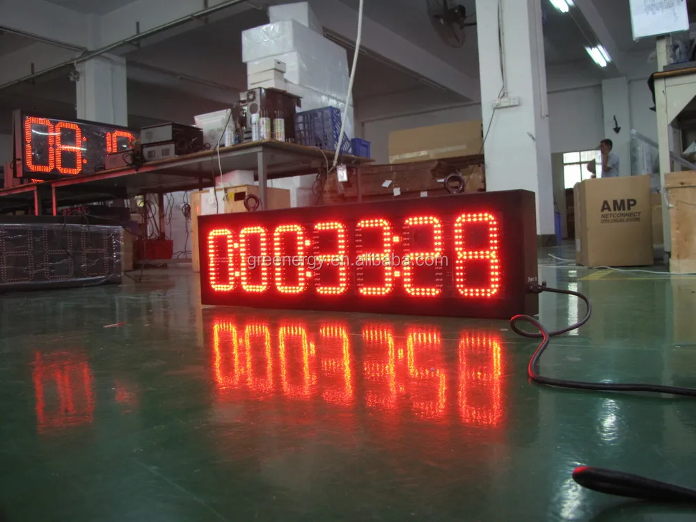 Digital Clock Sign \ Led Time Board \led Time And Temp Sign - Buy Led ...