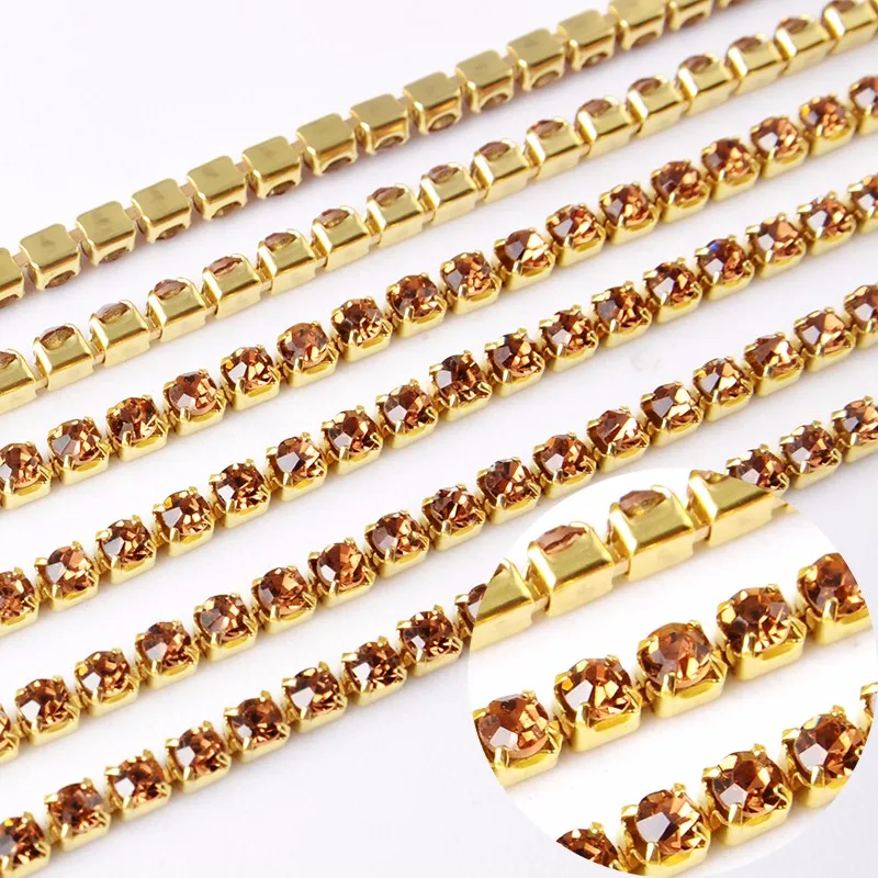 Latest Design Crystal Rhinestone Cup Chain With High Quality Wholesale ...