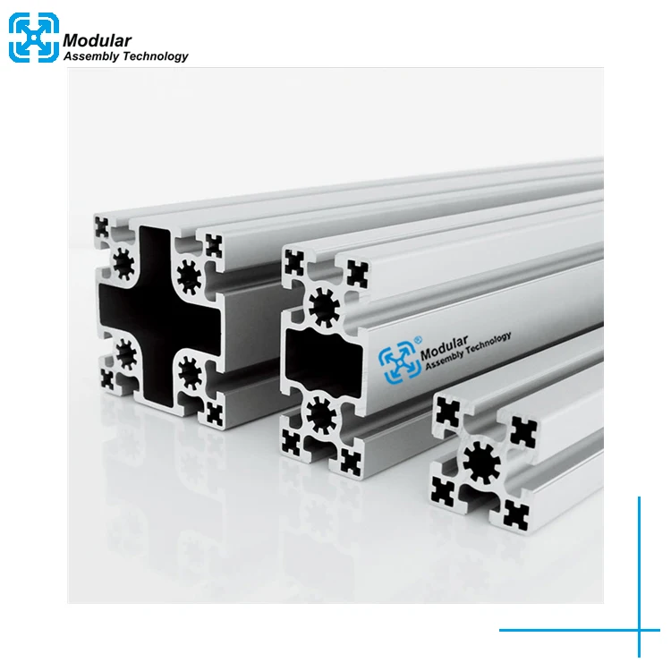 Pg50 50x50 4 Slots Aluminum Extrusion Profile For Industrial Area - Buy ...