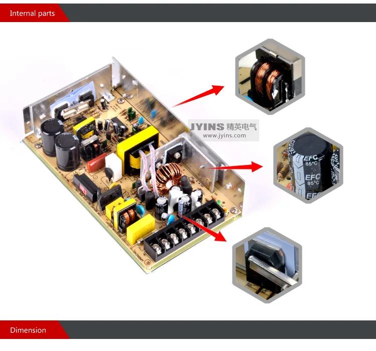 High Quality 120w Dual Output Smps 5v 24v D-120 Power Supply - Buy 120w ...