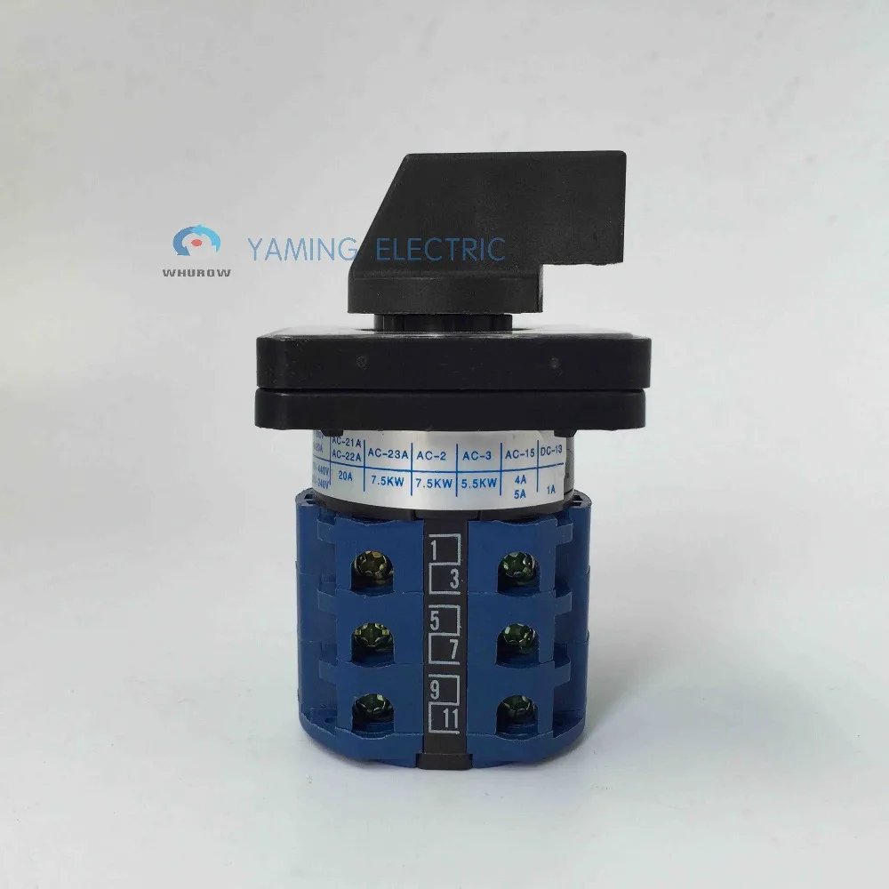 Interruptor giratorio de 5-20A 220 V universal interruptor de cambio de ...