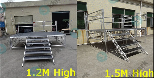 Gangway Adjustable motorized rotation stage/rotating platform aluminum ...