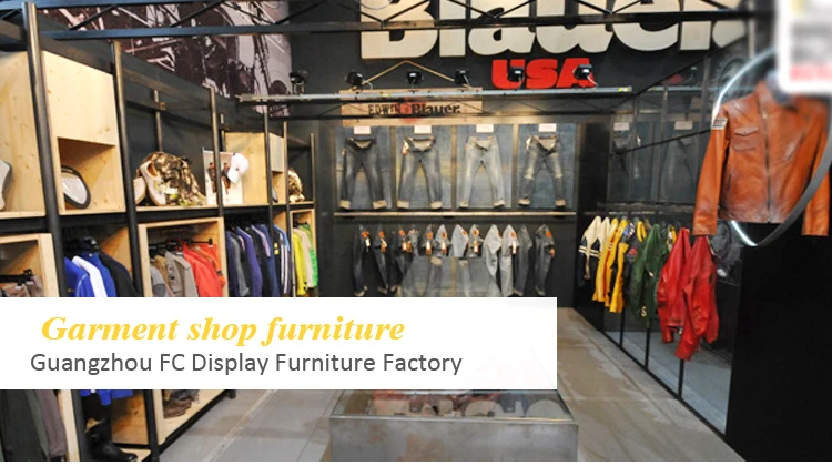 Factory Cheap Retail Clothing Store Furniture Garment Shop Interior ...