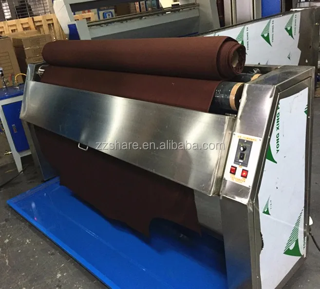 Mini Knitted Fabric Shrinking Shrinkage Belt Reel Steam Setting Machine ...