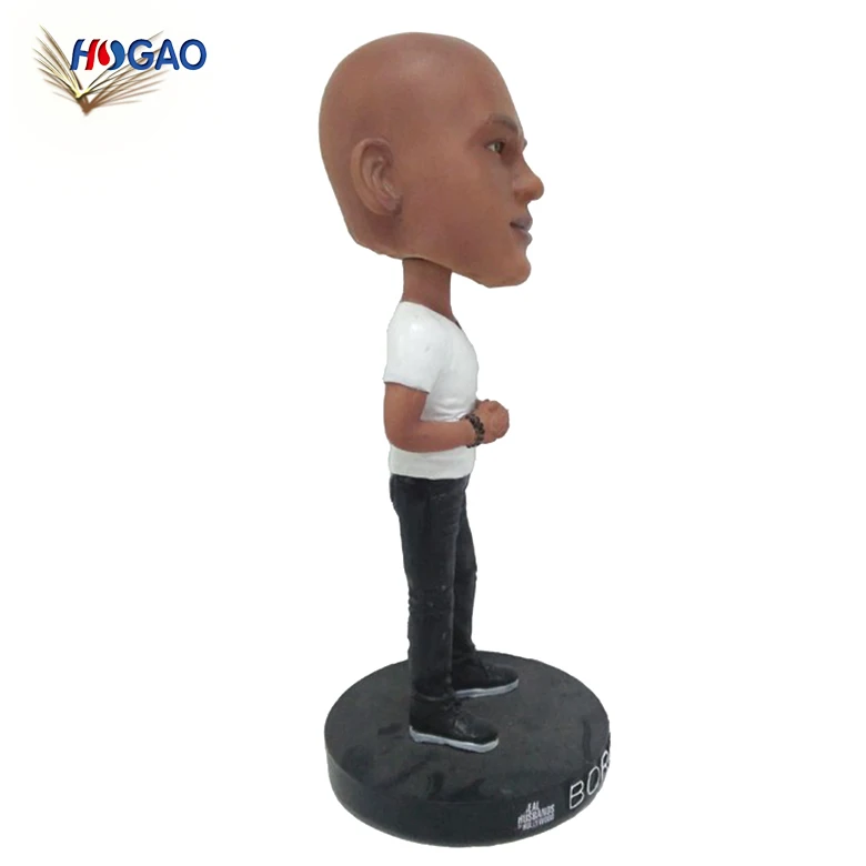 Polyresin Figurine OEM Handmade Cheap Movie Star Bobble Head