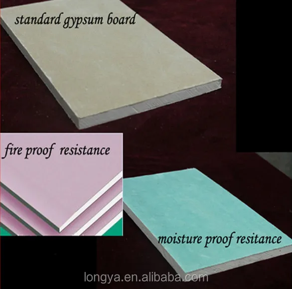Plaster Fire and Moisture-proof Gypsum Rhino Board for Suspension ...