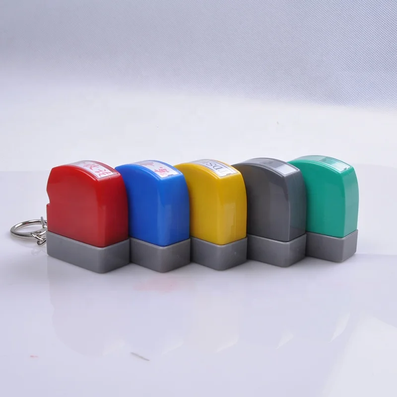 HA1027 Flash Stamp Materials with Keychain and 7mm Foam Pad