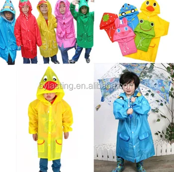 New Design Raincoat Funny Animal Raincoat Children/baby Rainwear - Buy ...