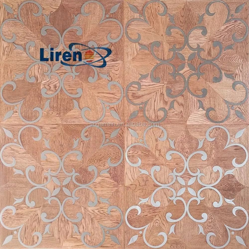 Wood Steel Inlay Flooring - Stylish & Durable Parquet