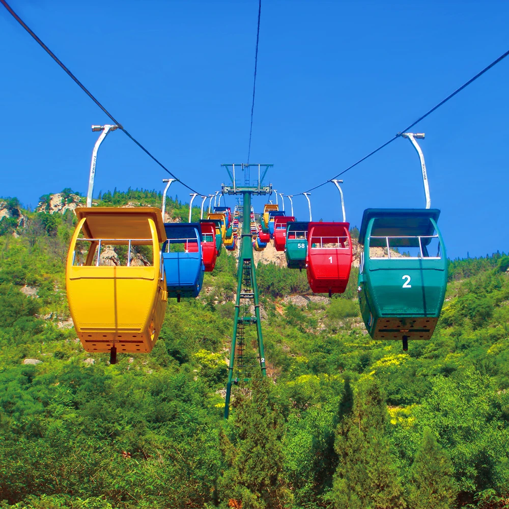 Ropeway Cableway Cable Car Mono-cable Continuously Circulating Fixed ...
