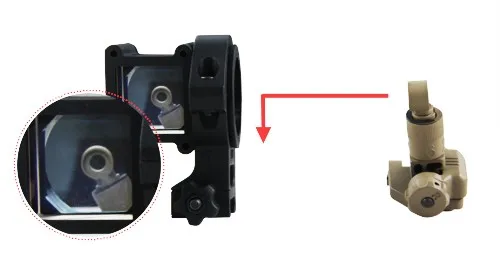 1.5x-4x Angle Sight Periscope with Standard Mounts - GZ1-0164