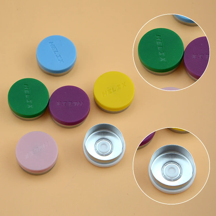 Custom Color Flip Top Caps Embossed Debossed Vial Caps Vial Aluminum ...