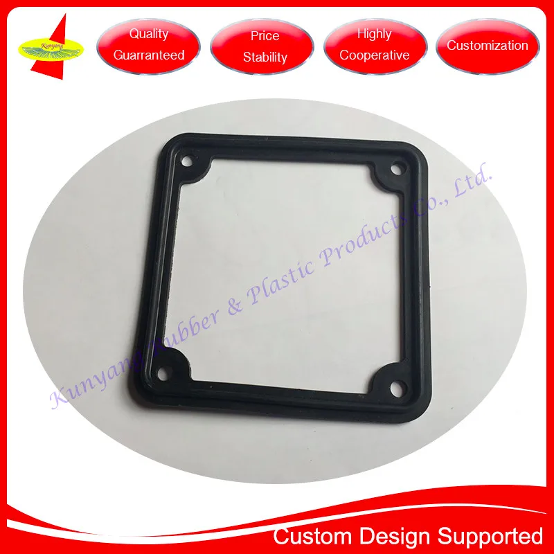 Standard And Custom Molded Square Rectangular Silicone Rubber Sealing ...