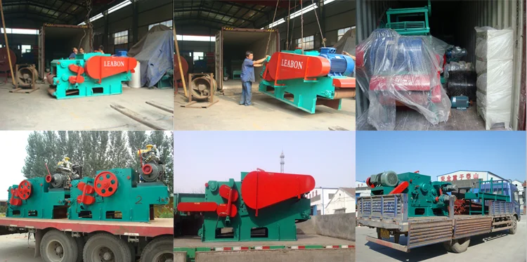 CE Mobile Electric Log Chips Wood Chips Making Machine