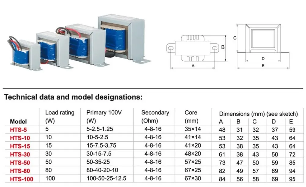 Speaker Transformer 100W - Portable, Mini, and Wireless
