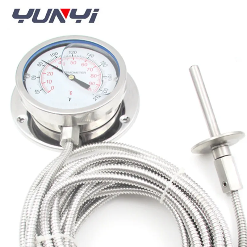 Stainless Steel Industrial Temperature Gauge Bimetal