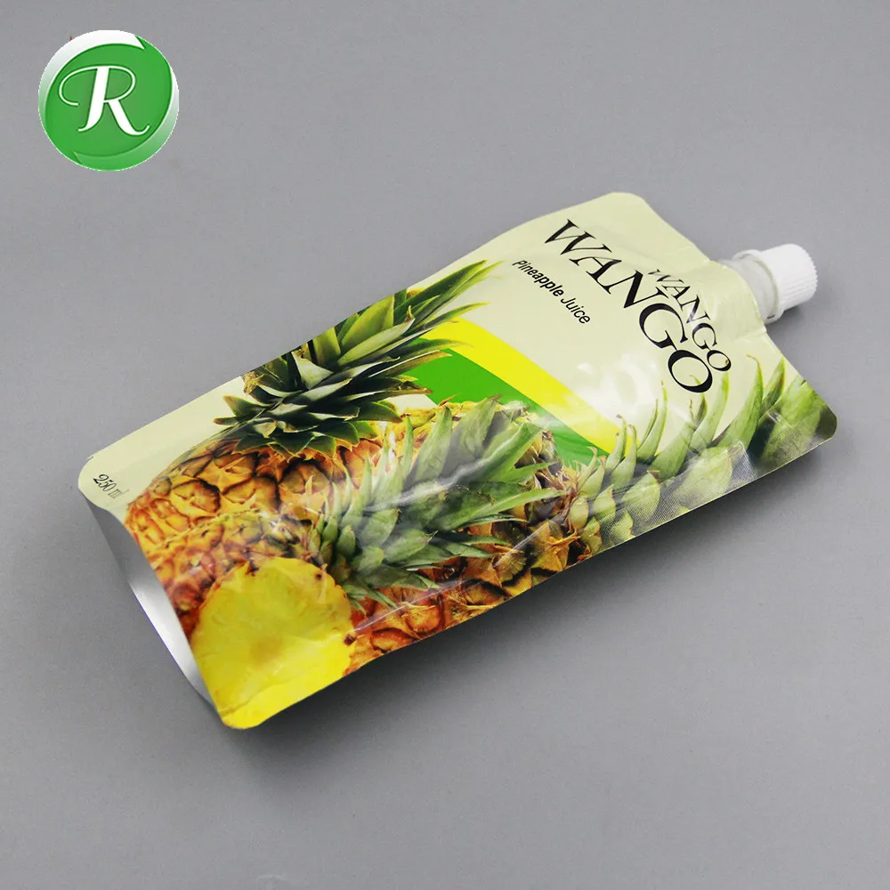 250ml Pineapple Juice Packaging - Spout Pouch by Chinese Manufacturer