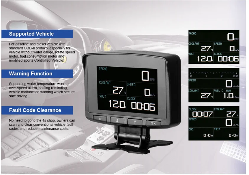 AUTOOL X50 PRO - Smart Car Meter for Toyota Camry 2010