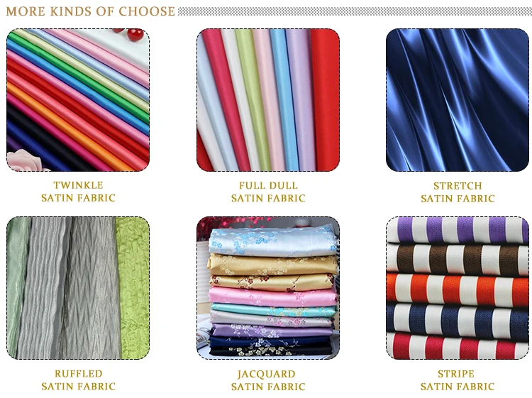 Trilobal Twisting Stretch 100% Polyester Satin Fabric,Wide Fabric,75d ...