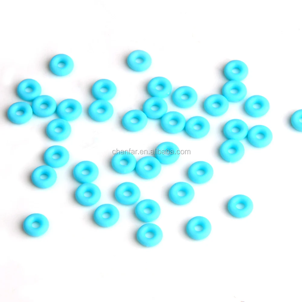 6mm Rubber Rings - Ideal Silicone Stopper Beads for Jewelry