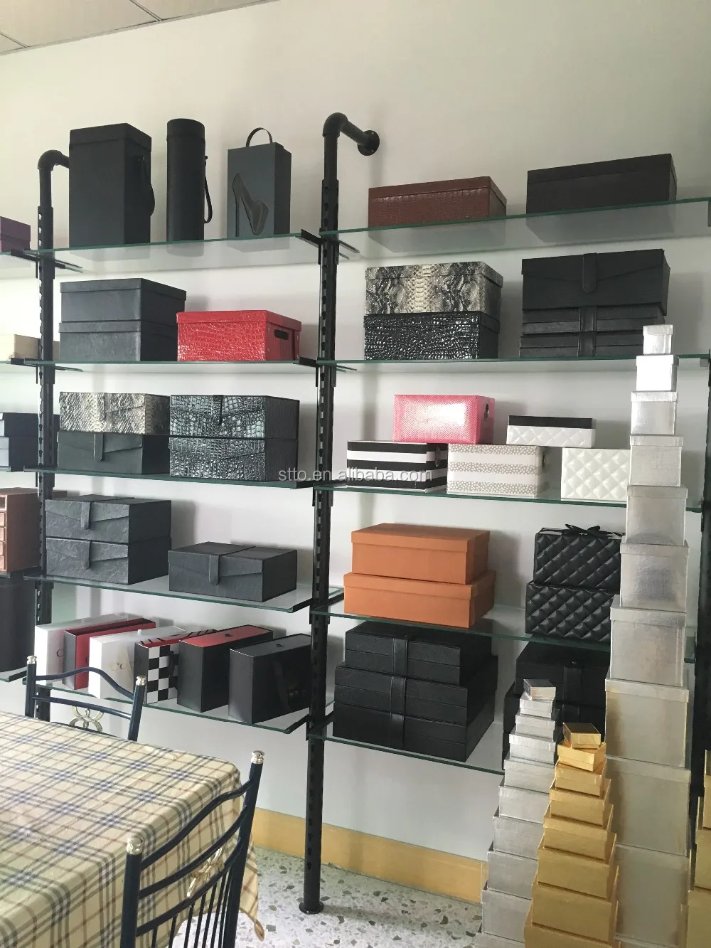 Single 1 Rose Flower Black Packing Box Single Flower Roses Artificial ...