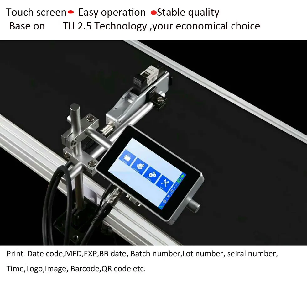 inkjet code machine,TIJ inkjet printer for Bottle Date Code Printing ...