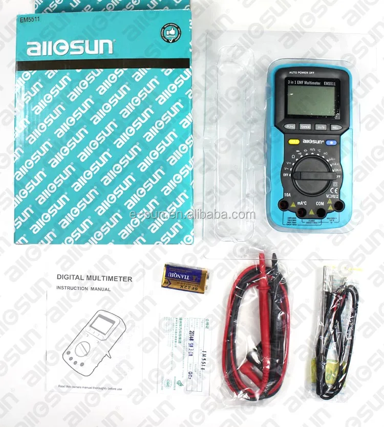 All-sun EM5511 3in1 Digital Multimeter - Precision & Reliability