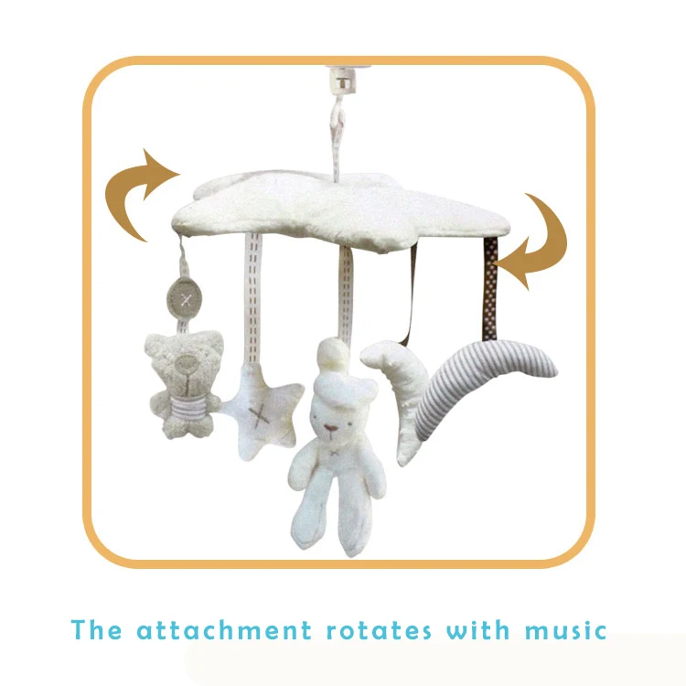 White Rabbit Star Musical Mobile - Perfect for Toddlers