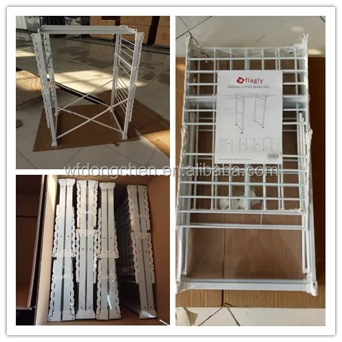 New Square-tube Folding Hanger Rack - Buy Hanger Rack,Folding Clothes ...