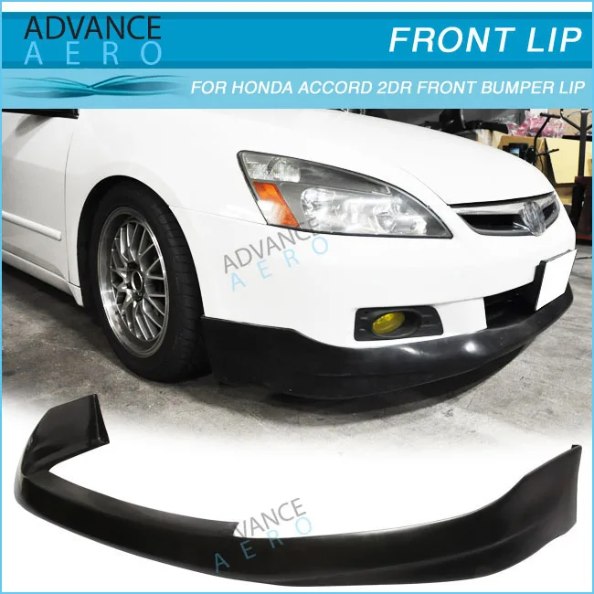 06 07 For Honda Accord 2dr Coupe Front Lip Spoiler Hfp Style Urethane ...
