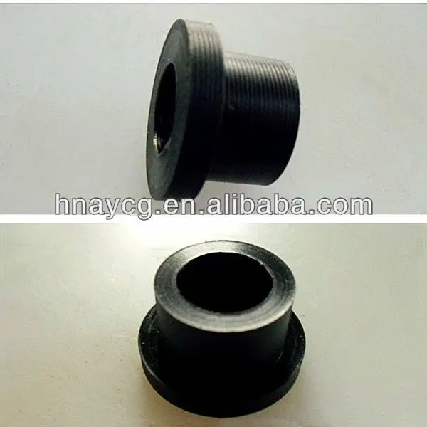 Custom Flanged Bushing Nylon Pe Plastic Black Bush Flang Bushing Block ...