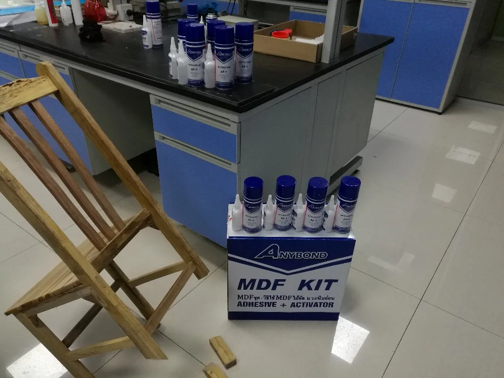 MDF Glue and Activator - Anybond MDF Super Glue Kit