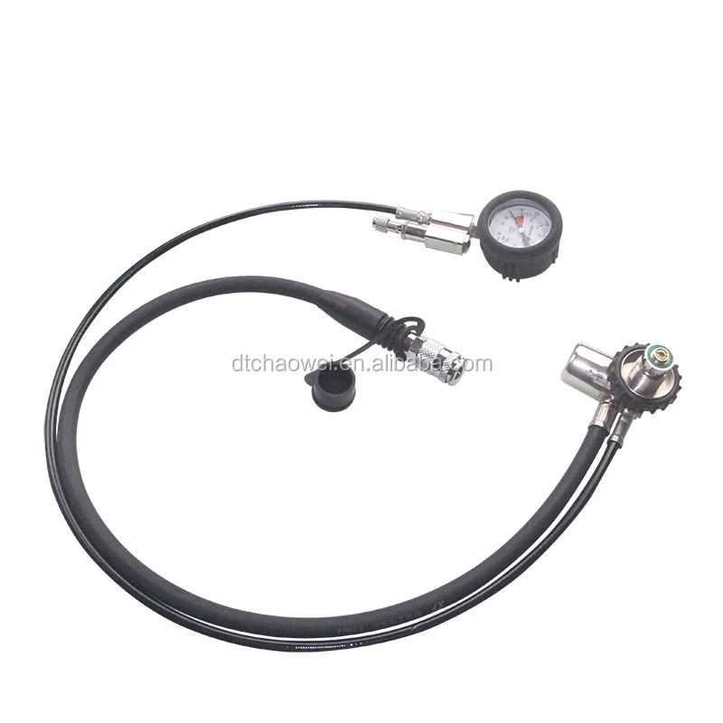 High Pressure Stainless Steel Reducing Scba Regulator With Gauge - Buy ...
