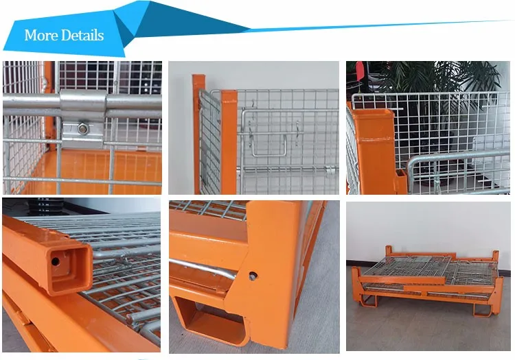 Customized Welded Steel Lockable Pallet Storage Cage - Buy Storage Cage ...