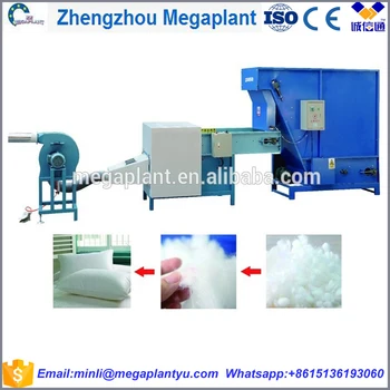Automatic Polyester Fiber Opening Machine For Pillow/ Fiber Ball Making ...