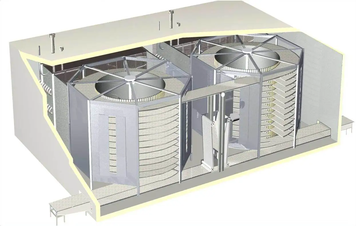 Energy Saving Frigoscandia Spiral Freezer Double Quick Freezing Machine ...