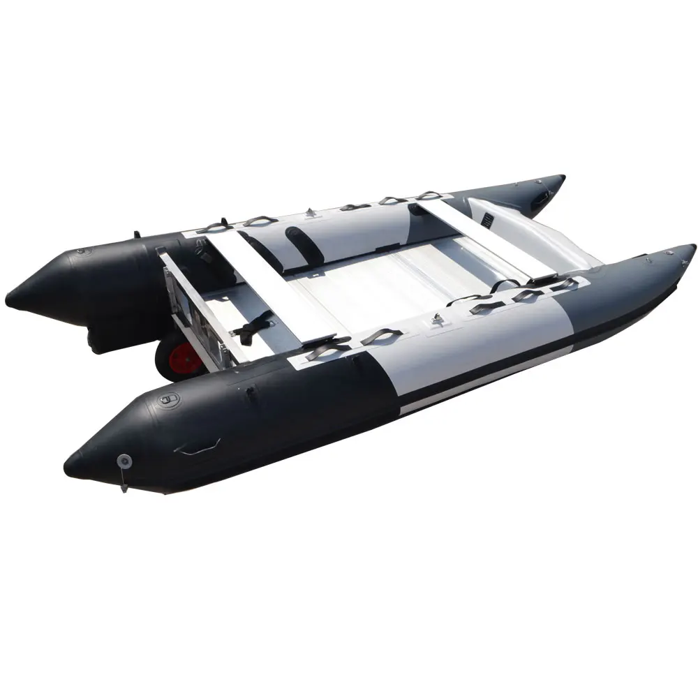 2024 New 11ft PVC Inflatable Fishing Zapcat Boat Catamaran Rib Boat for ...