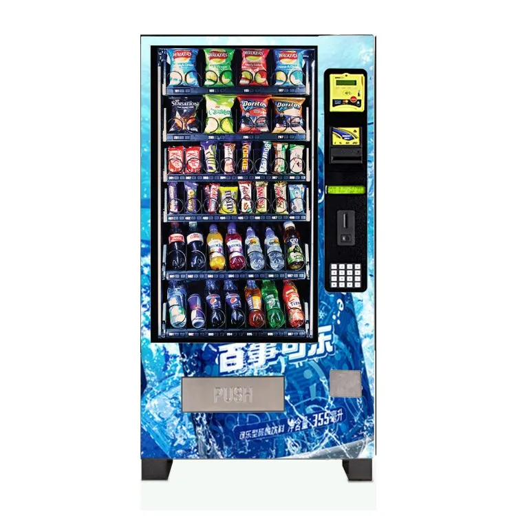 Smart Cool Drinks Vending Machine with Sim Card Management