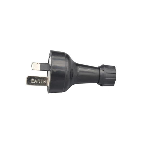 SAA Certified Rubber Rewireable Power Plug for PVC Cable