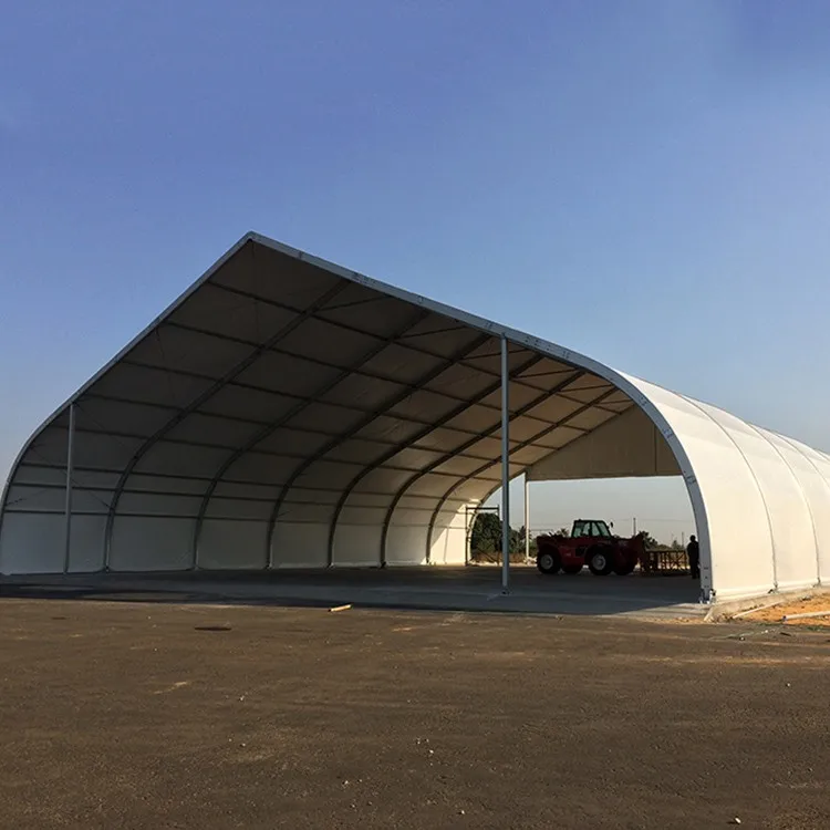 Tfs Curve Portable Military Fabric Aircraft Hangar Tent For Helicopter ...