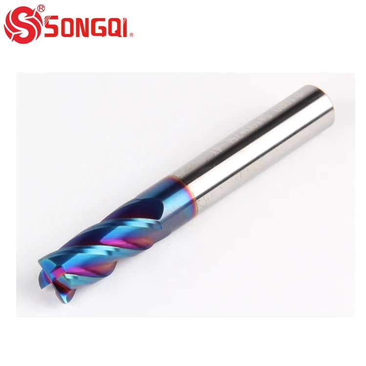 4f Solid Carbided Corner Radius End Mills 2f Rad Mills Carbide Bull ...