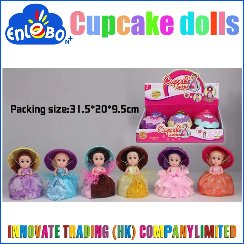 Silicon Surprise Cupcake Dolls,Fruit Flavour Mini Cupcake Doll,Cupcake ...