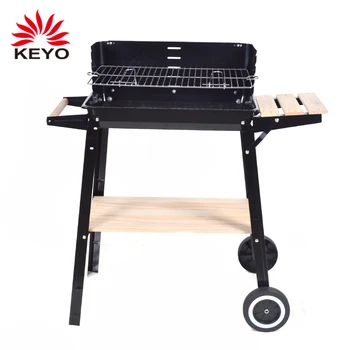 Hot Quality Rectangle Barbecue Grill Outdoor Rectangular Bbq Charcoal ...