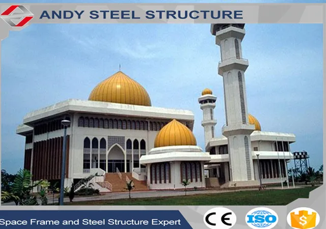 Hight Strength Prefab Galvanized Steel Space Frame Truss Dome Structure ...